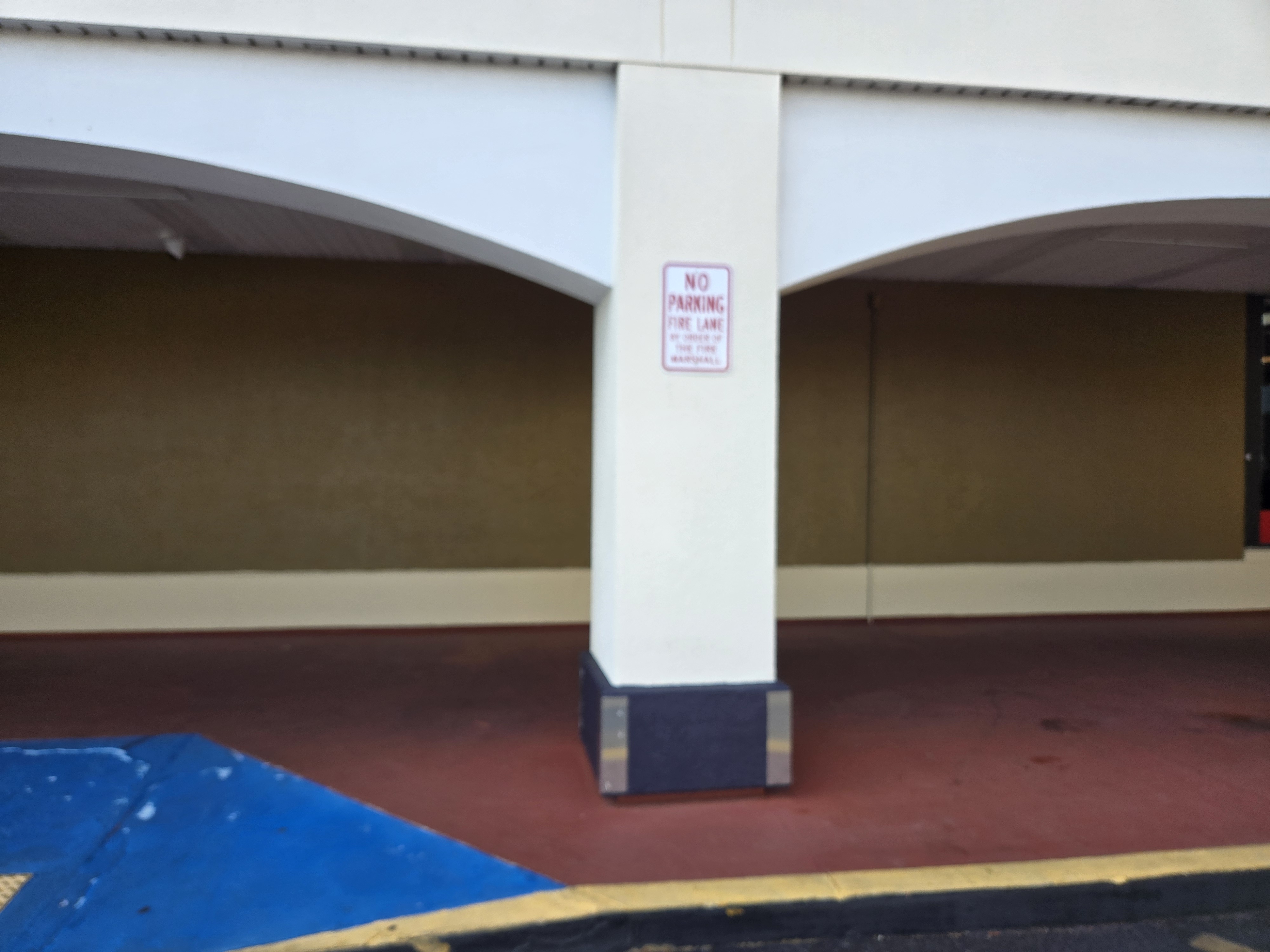 Fire Lane Sign Installed for Safety & Code Compliance - CSG